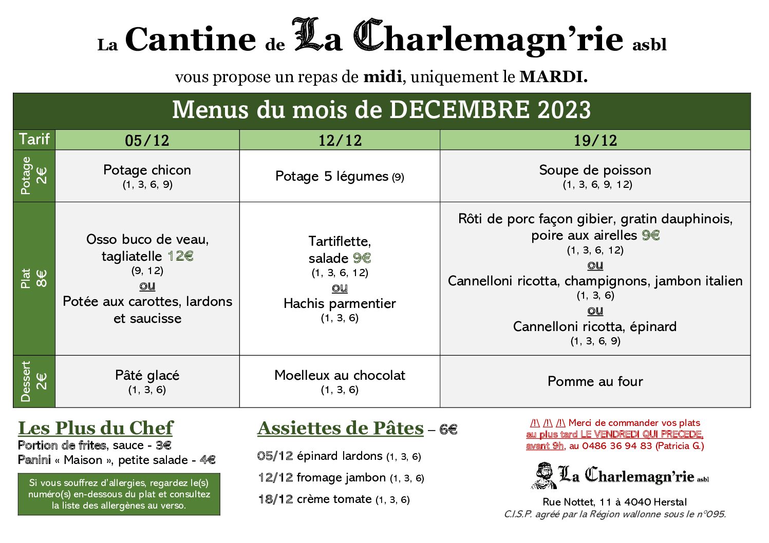 La Charlemagn'rie asbl - La Charlemagn'rie asbl